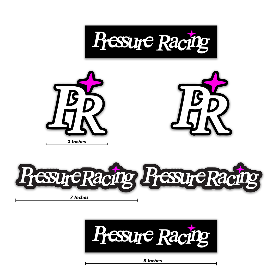 Decals + Stickers – Pressure Racing LLC